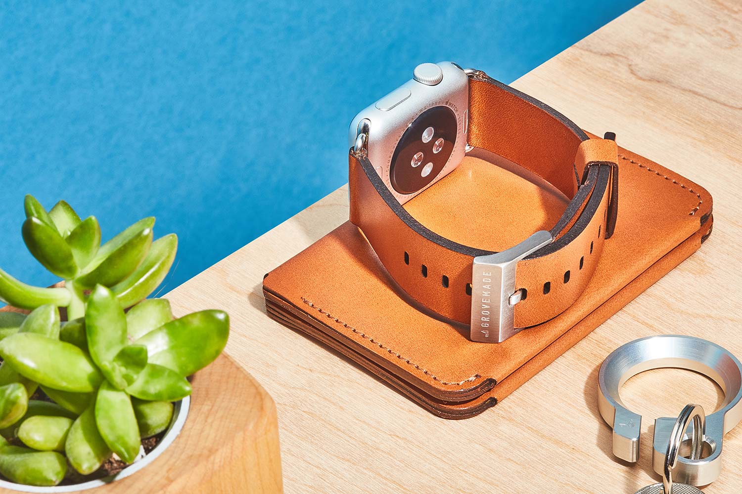 The Leather Apple Watch Band